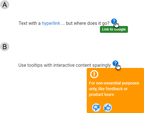 Tooltip Unified Ux