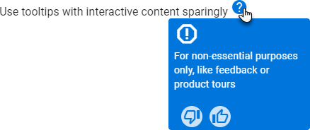 Tooltip | Unified UX